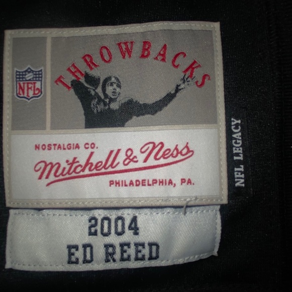 Mitchell & Ness | Tops | Mn Ed Reed Throwback Jersey Sz 48xl | Poshmark